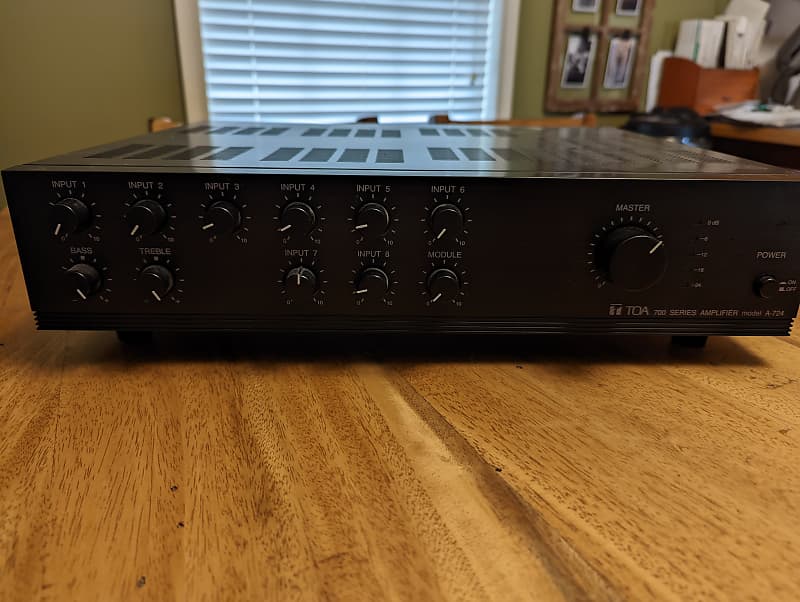 TOA Amplifier model A-724 2016 Black/matte | Reverb