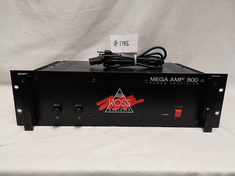 Ross System Mega Amp 800 Stereo Power Amplifier (1992) #1786 | Reverb