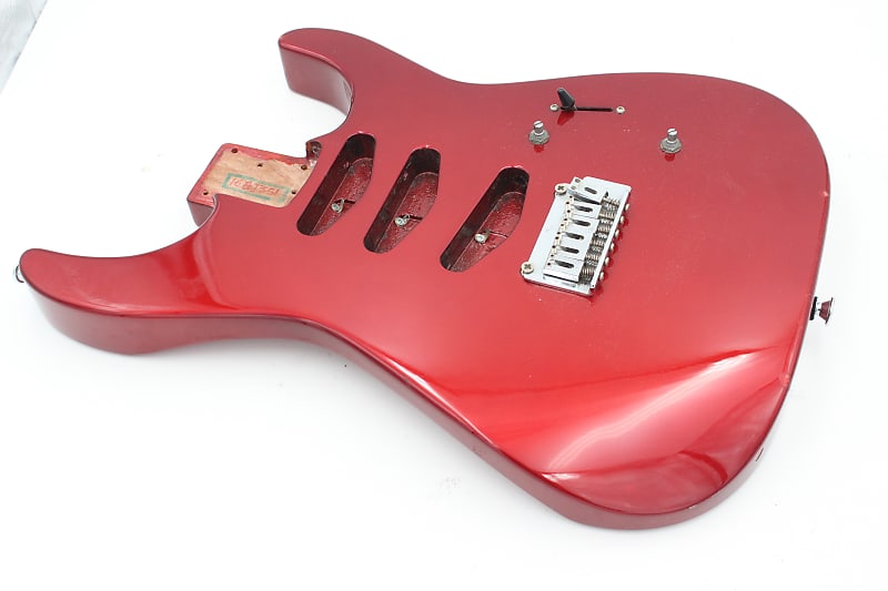 Jackson Metallic Red Strat Style Guitar body 25.5" | Reverb Canada