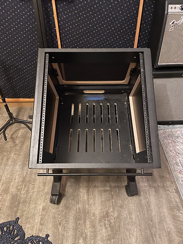 Sterling Modular Raised Face-Up 12U Rack - Black | Reverb