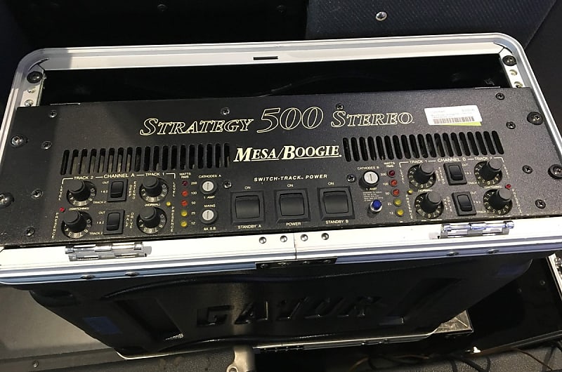 Mesa Boogie Strategy 500 SwitchTrack Stereo Power Amplifier | Reverb