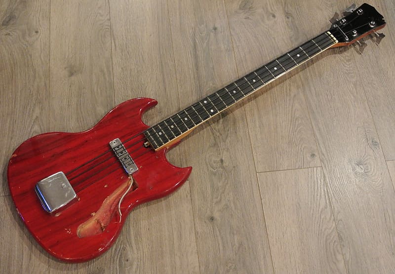 1960's Kay (?) SG Style Bass in PROJECT CONDITION | Reverb