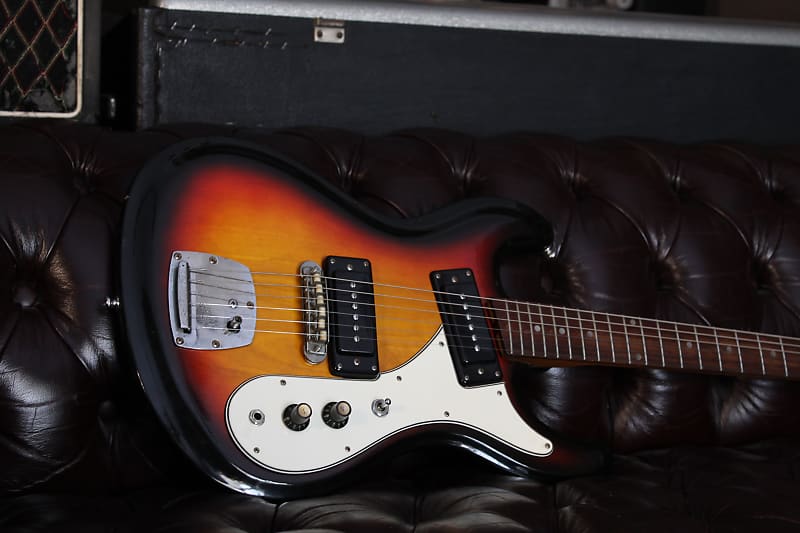 Aria Univox hi Flyer phase 2 1702t 1972 - Sunburst | Reverb UK