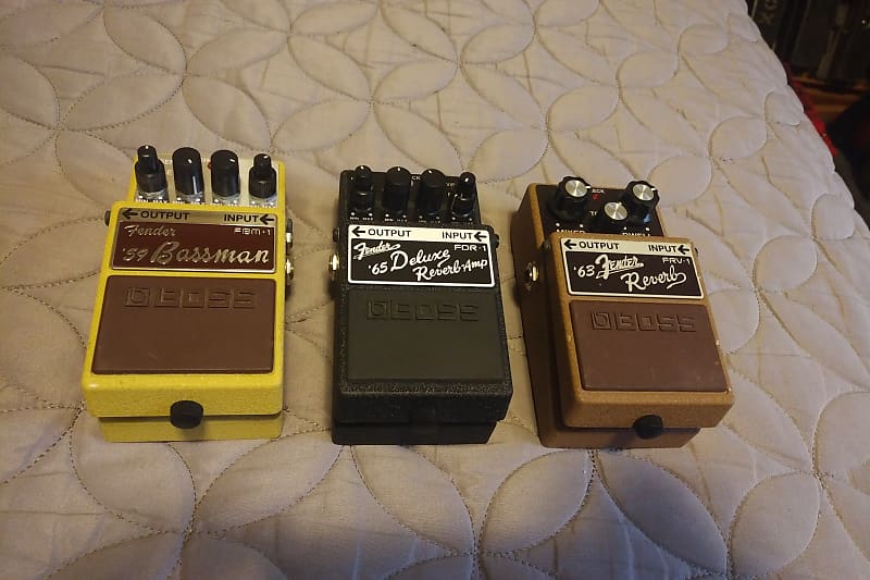 Boss Fender series '63 Reverb FVR-1 '65 Deluxe Reverb FDR-1 | Reverb