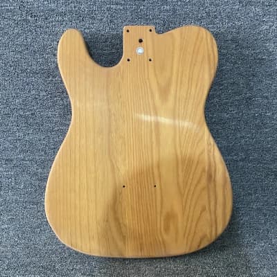 Natural Solid Ash Wood Telecaster Tele Style Guitar Body | Reverb
