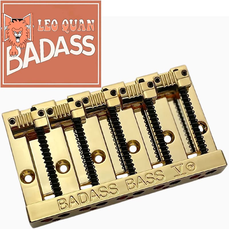 NEW Leo Quan® Badass V™ Bass Bridge for 5-string Fender | Reverb