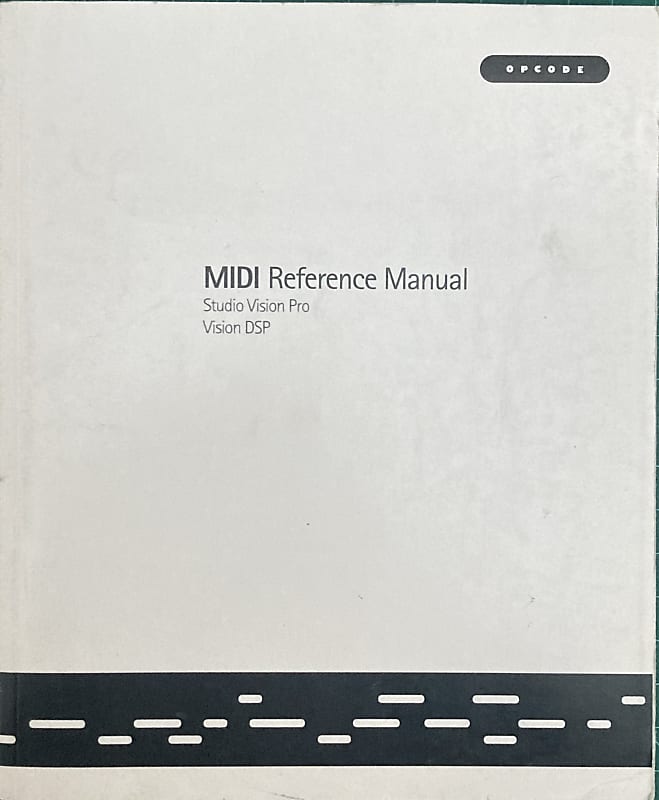OPCODE Midi Reference Manual - Vision/Studio Vision • OEM | Reverb