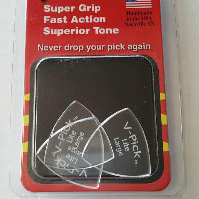 V-Picks Screamer 2.75mm "Clear" Pick-Pack (x3) w/ Bonus RIS | Reverb
