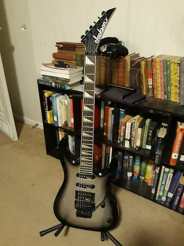 Jackson JS34 DKA Silverburst, HSS with Floyd Rose trem system | Reverb