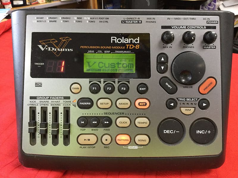 Roland TD-8 V-Drum Percussion Sound Module | Reverb