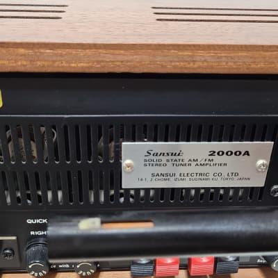 Mint Sansui 2000A Vintage Stereo Receiver | Original Box + | Reverb