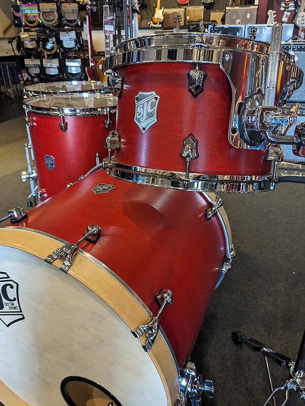 SJC Custom 4 Piece Drum Shell Pack | Reverb