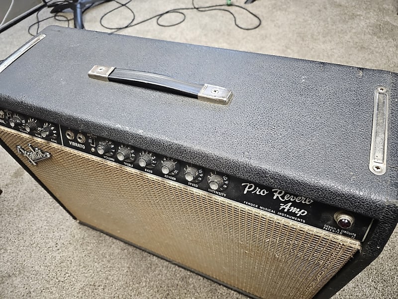 Fender Pro Reverb 2-Channel 40-Watt 2x12" Guitar Combo 1966 - | Reverb