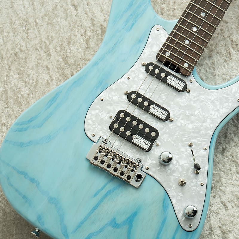 SCHECTER BH-1-STD-24/R Limited -See-Through Sonic Blue- | Reverb