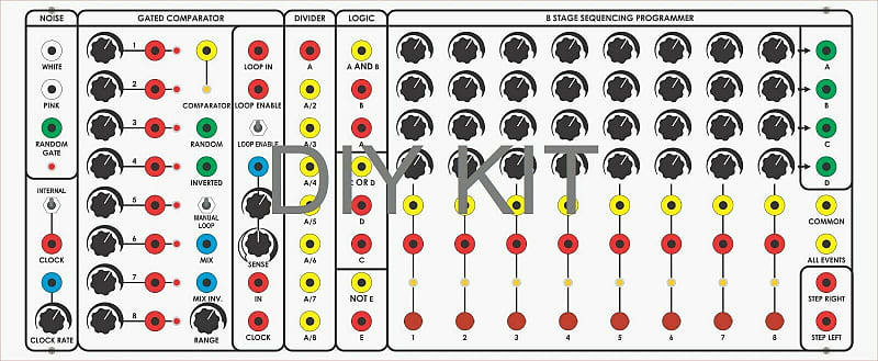 SWAMP Serge Panel Analog Sequencer + Power Supply | Reverb Australia