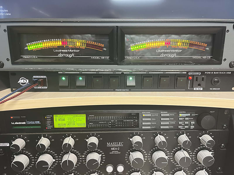 Dorrough 40-C2 2007 Loudnees Meter Pair Racked with 280 | Reverb