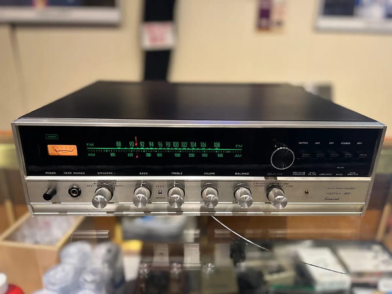 Sansui Model 800 Stereo Receiver * 22W RMS * 1971 - Silver & | Reverb