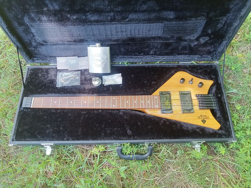 Bootlegger Spade headless neck thru guitar Spade - natural | Reverb
