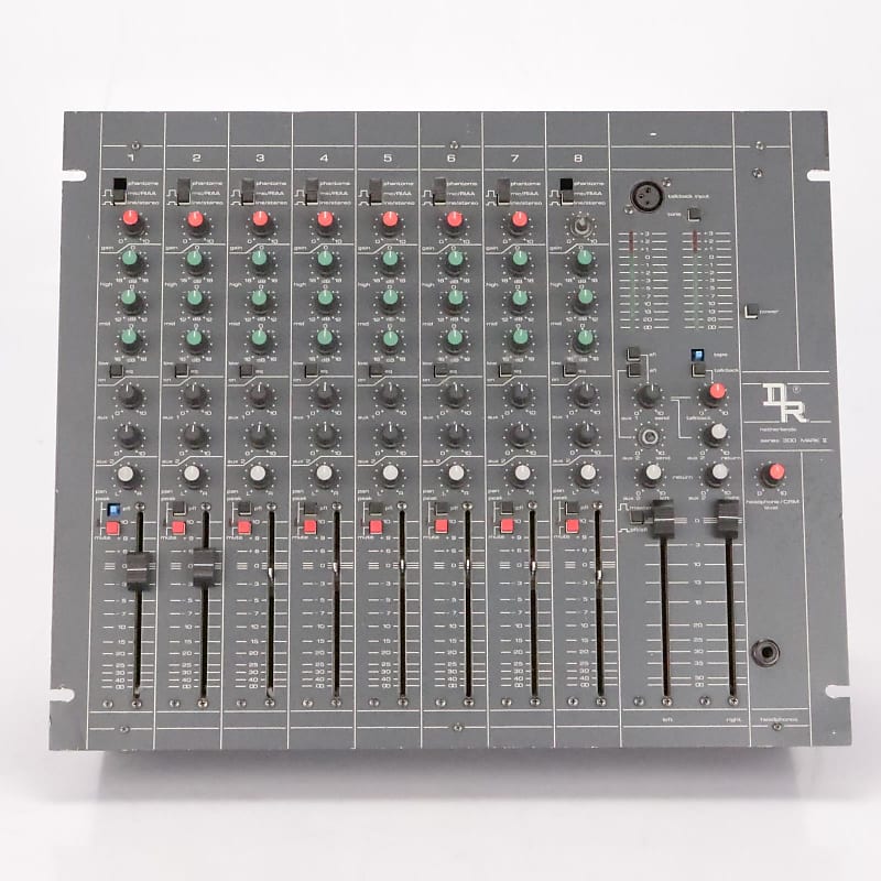 D&R Series 300 Mark II 8 Channel Rackmount Mixer w/ Manuals | Reverb