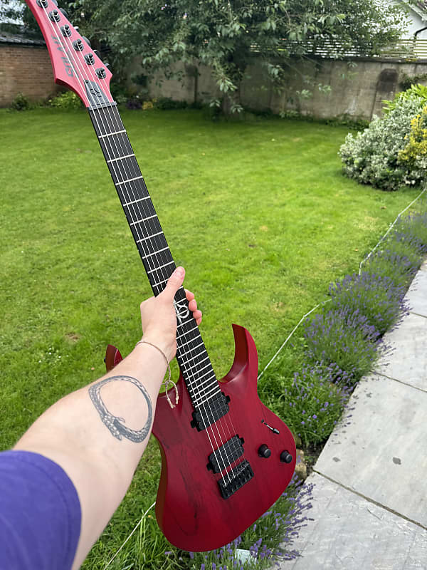 Solar A2.6c TBRM - Trans Blood Red Matt | Reverb UK