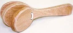 Natural Wood Handle Castanet | Reverb