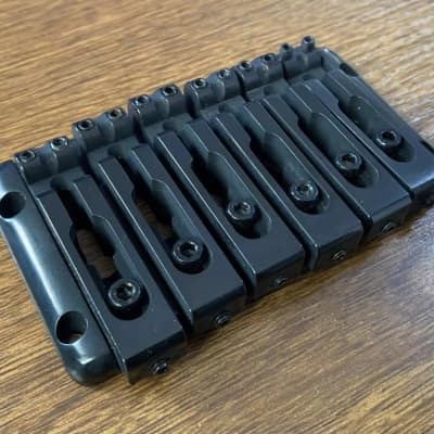 6 String Electric Bass Guitar Bridge in Black | Reverb