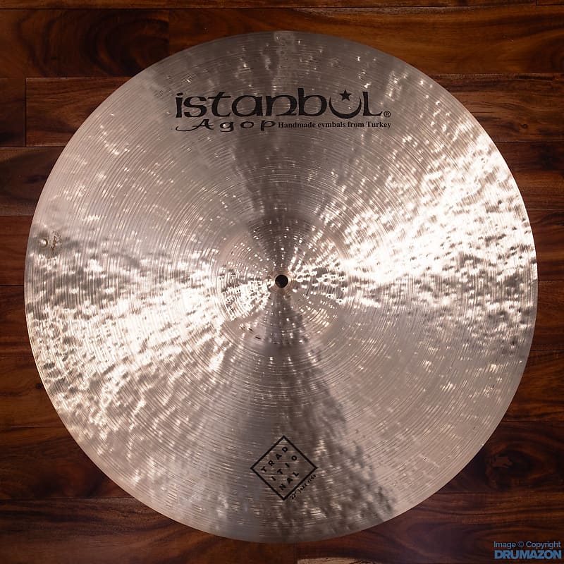 ISTANBUL AGOP 22" TRADITIONAL SERIES JAZZ MEDIUM RIDE CYMBAL | Reverb