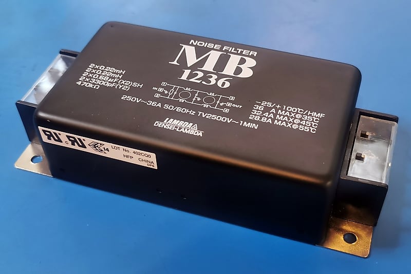 Lambda MB1236 Mains Noise Filters | Reverb Australia