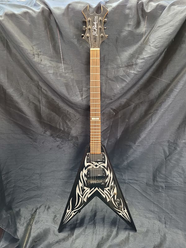 B.C. Rich KKV Kerry King Flying V - Tribal Flame | Reverb
