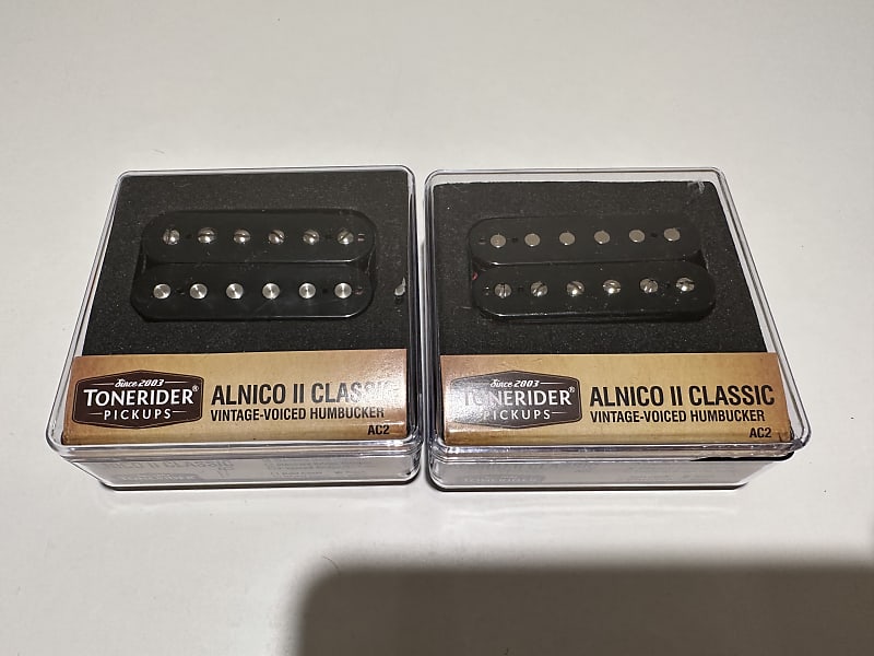 Tonerider AC2Alnico II Classic Vintage Humbucker Set - Black | Reverb