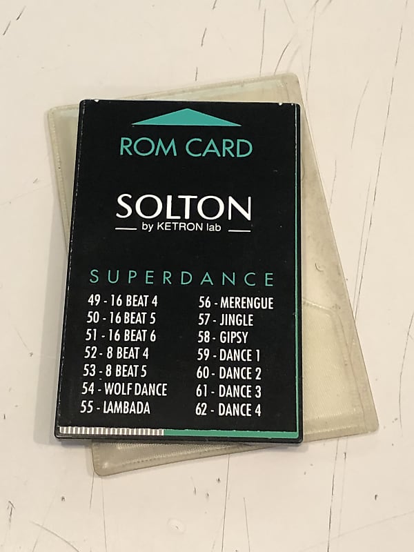 Solton Rom Card MS5 / MS50 ”Superdance“ | Reverb