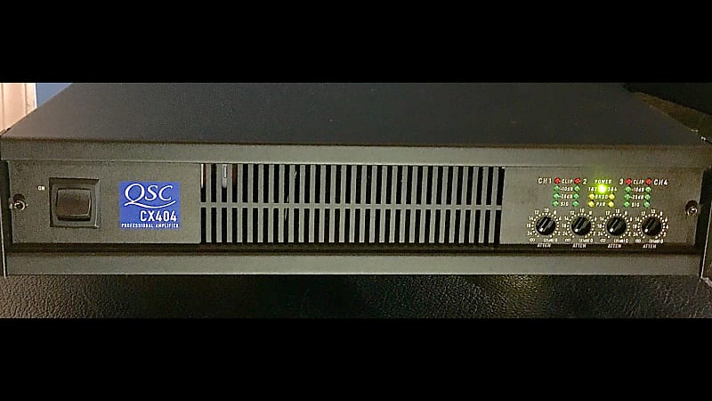 QSC CX404 4-CHANNEL-CLASS AB+B POWER AMPLIFIER | Reverb