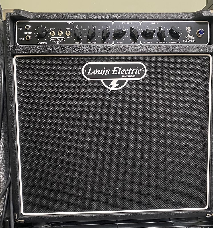 Louis Electric 183-C Cobra Combo 6L6 - Black Tolex Quinn / | Reverb
