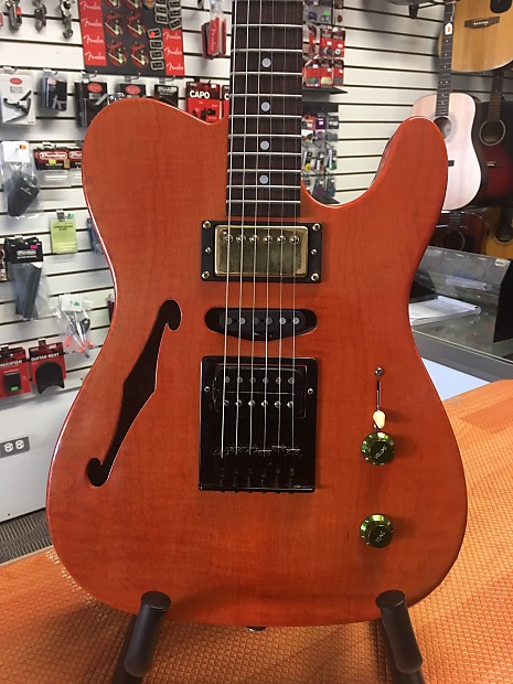 Warmoth Thinline semi-hollow tele style | Reverb