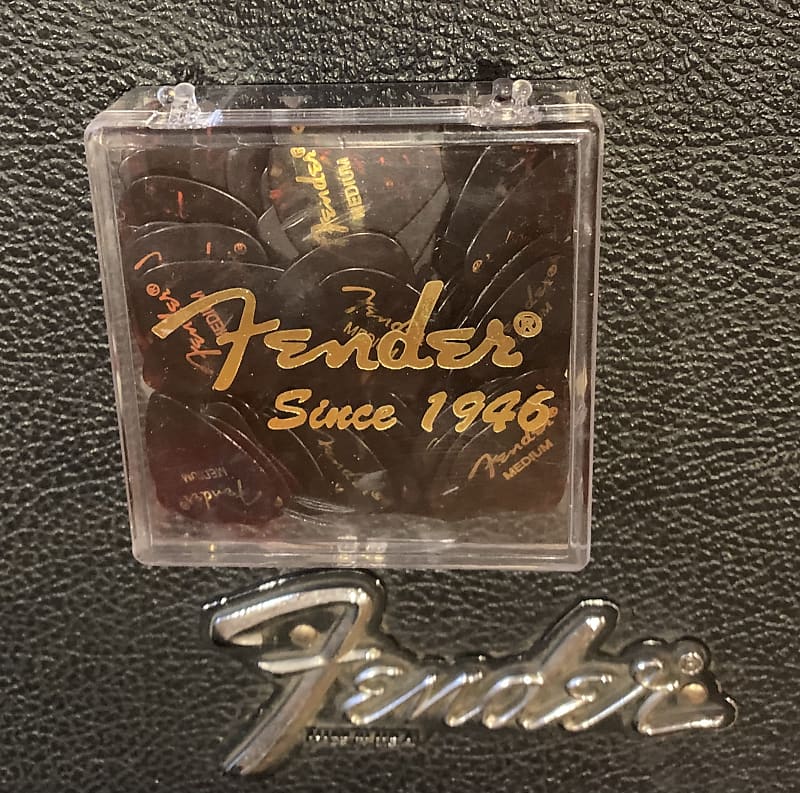 1990’s Fender tortoise 351 mediums one gross N.O.S. | Reverb