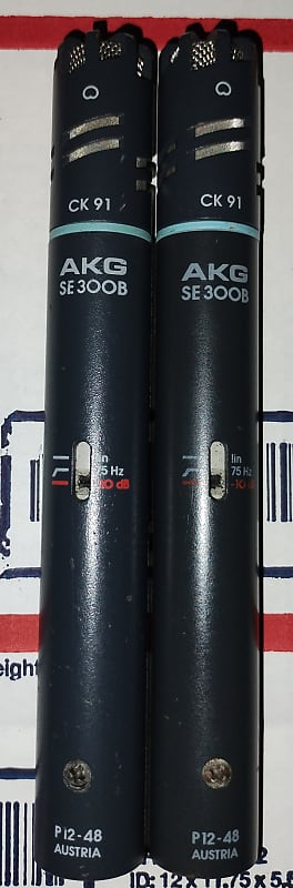 Pair of AKG SE300B + CK91 Capsule Very Good Condition | Reverb