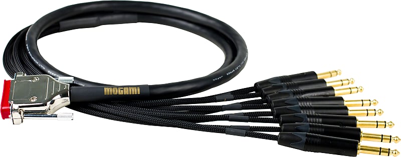 Mogami Gold 8-Channel DB25 to 1/4" TRS Analog Snake Cable (10 | Reverb