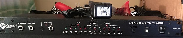 Sabine RT-1601 Rack tuner Black | Reverb