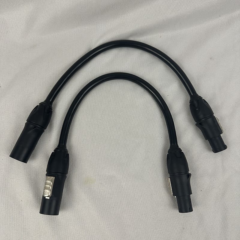 Lot of 2x powerCON True1 Male to Female 1’ Patch Cables With | Reverb