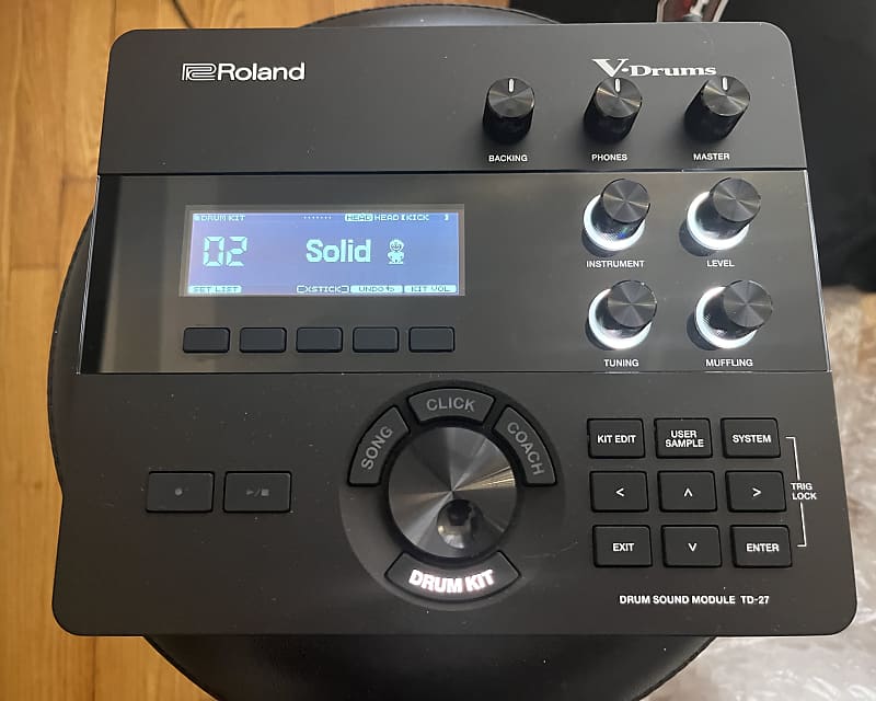 Roland TD-27 Module PLUS added Kits - Set Up For Digital hats | Reverb