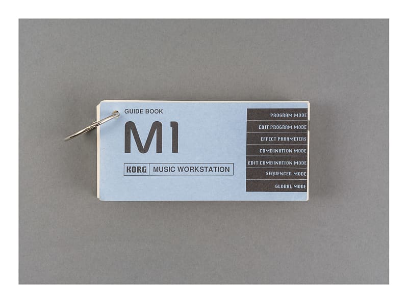 Korg M1 Guide Book [USED] | Reverb