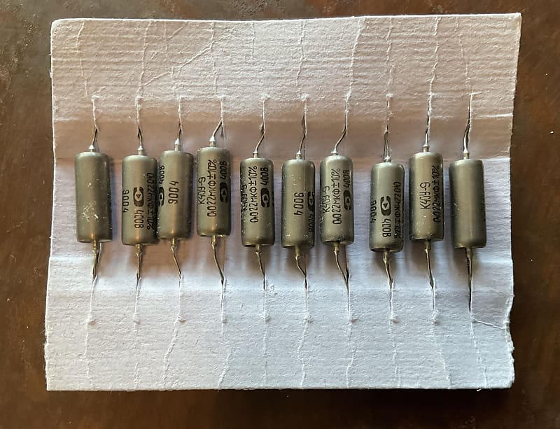 .022 uf @ 400v K40Y-9 Russian Capacitors (Caps) PIO New Old | Reverb