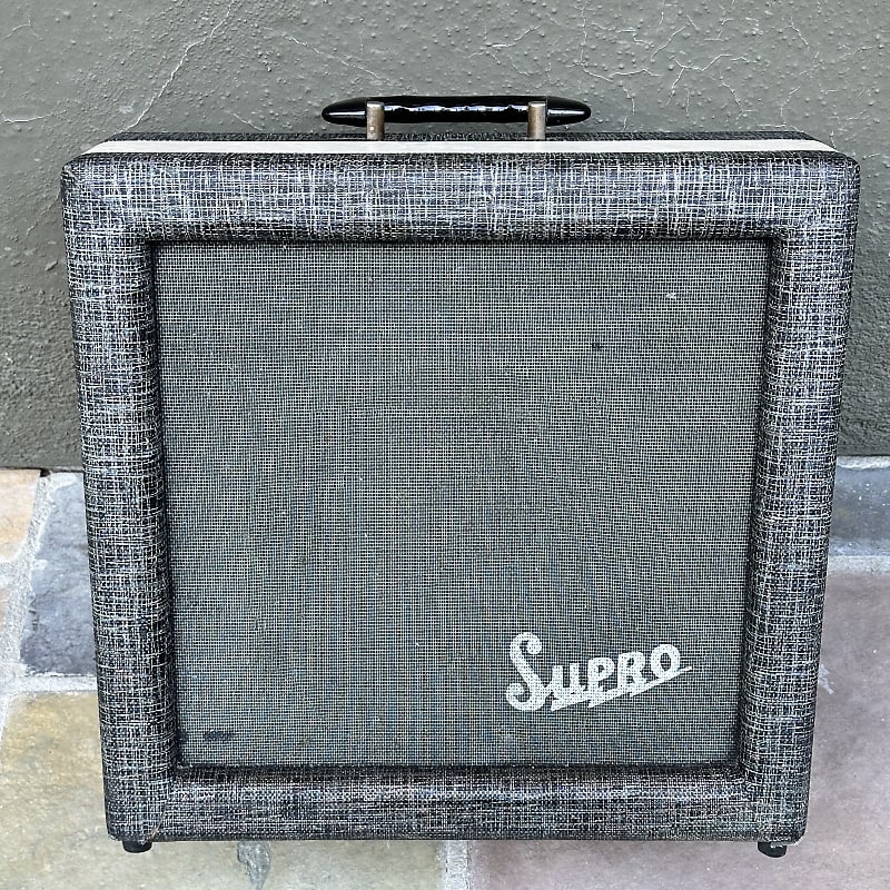 1960 Supro 1600 Supreme Cabinet and Jensen C10-T Speaker | Reverb