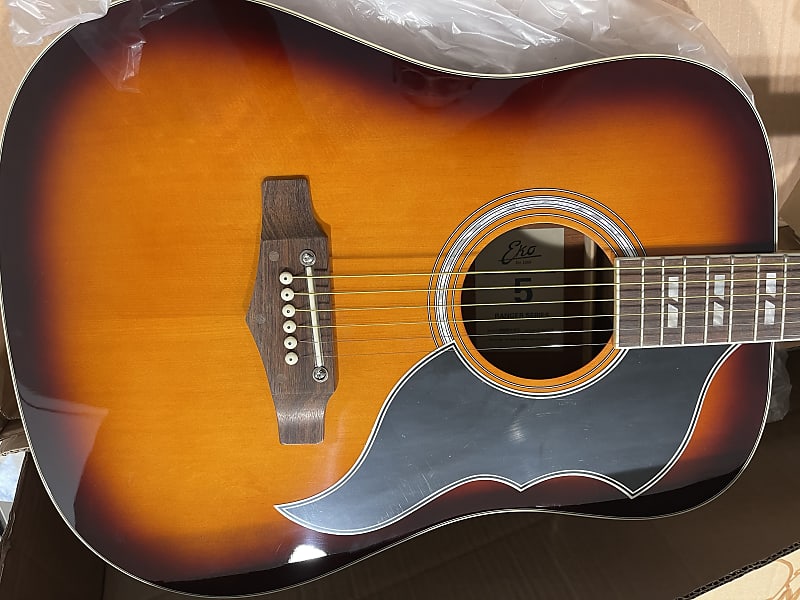 Eko Ranger VI Vintage Reissue Dreadnought Acoustic-Electric | Reverb