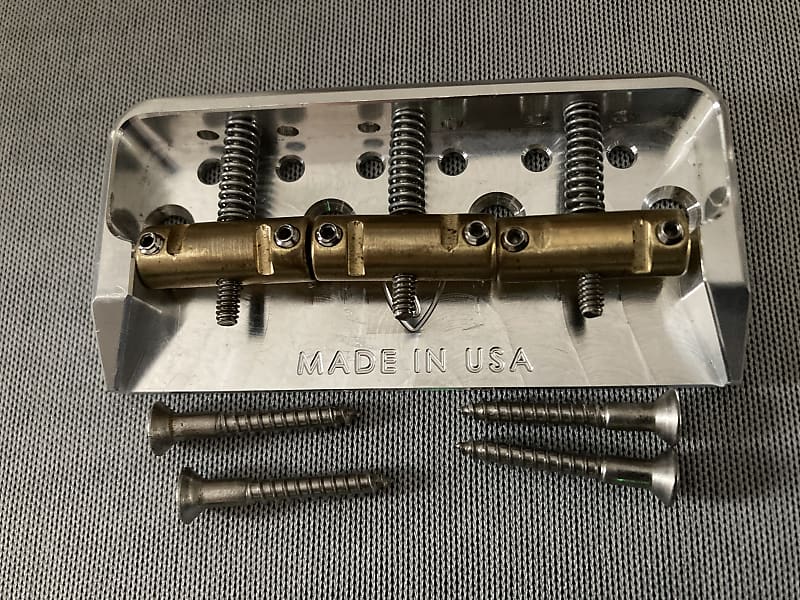 Forney Custom Tele AL short bridge with compensated brass | Reverb