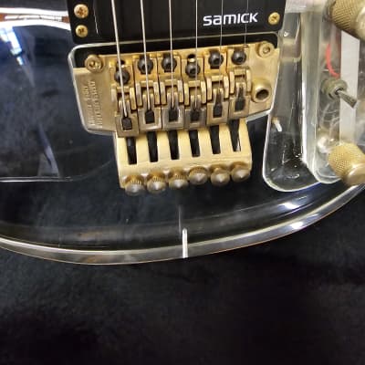 Samick Artist series 1990s - Acrylic rare. Hardcase | Reverb