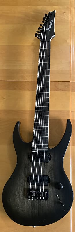 Ibanez Custom 7 String with Nazgul/Sentient Pickups Burnt | Reverb