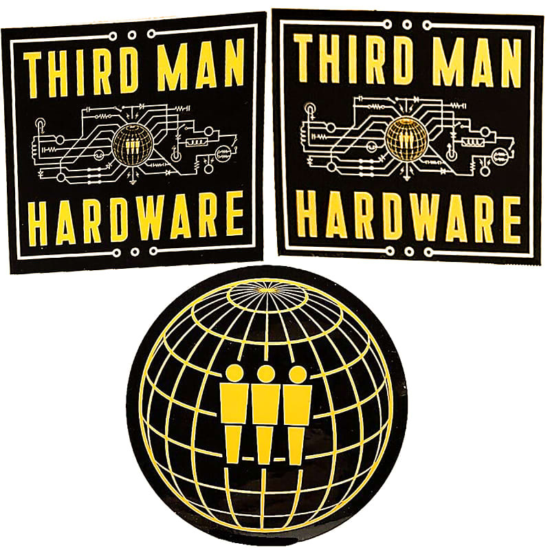 THIRD MAN HARDWARE EFFECTS PEDALS STICKERS (3 PACK) INSANELY | Reverb