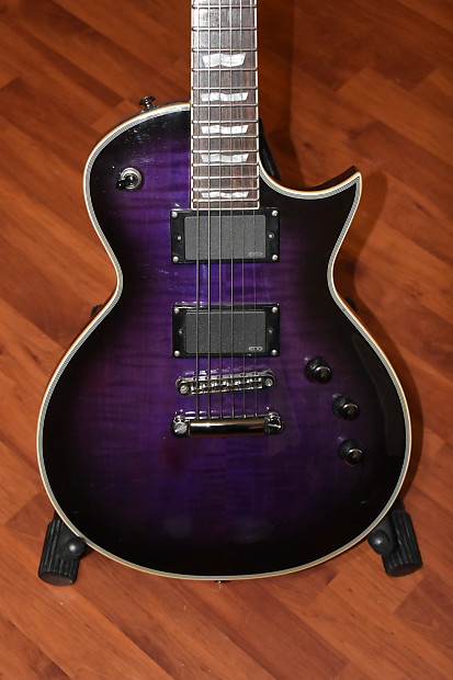 ESP LTD EC-401FM Purple Sunburst | Reverb