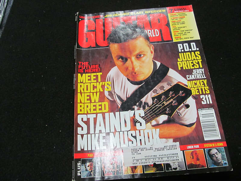 Guitar World Mike Mushok October 2001 Magazine | Reverb